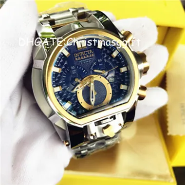 ALL New Black GOLD Wire Rope DZ Watch Swiss Movement Mens Stainless ...