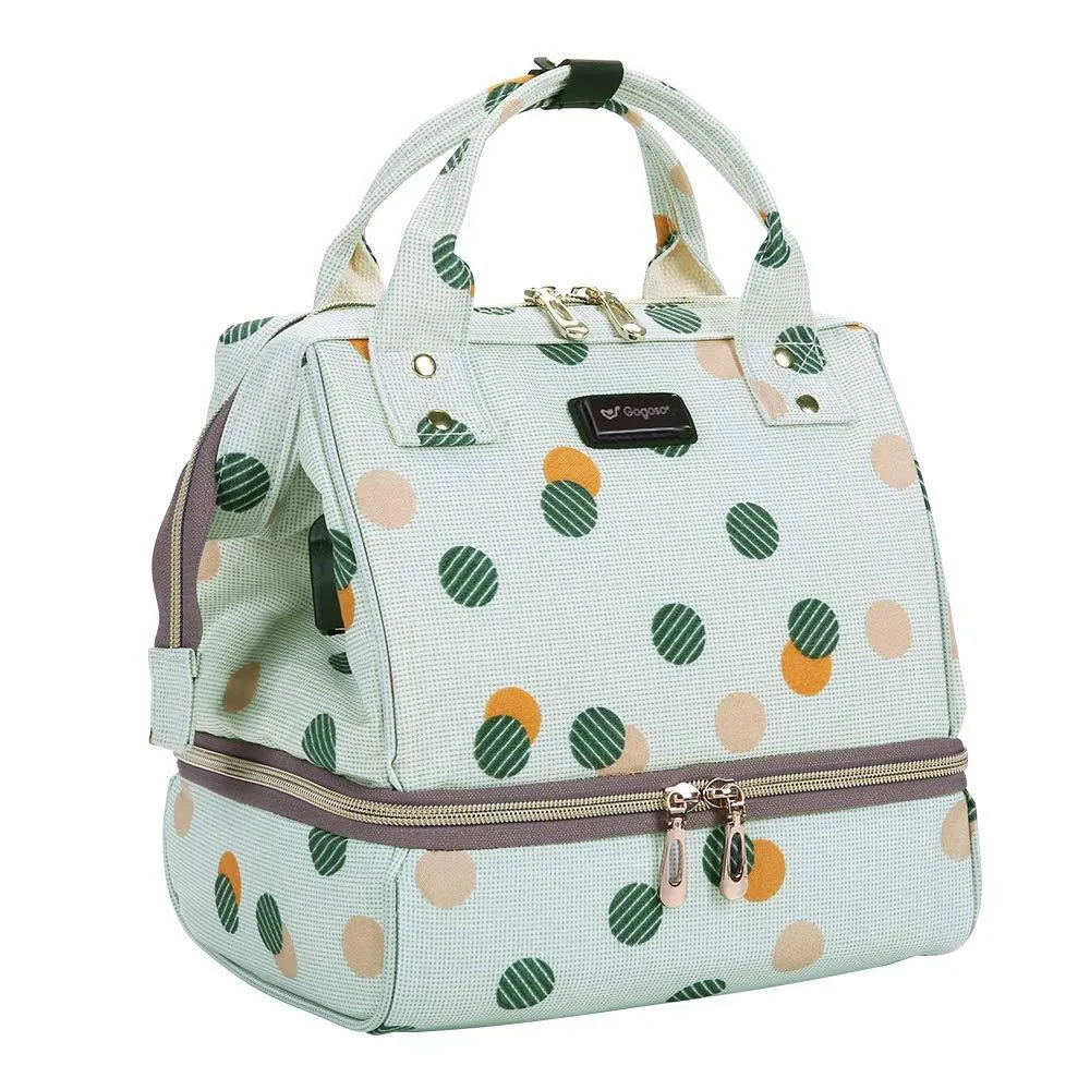 Mini Built-in USB Diaper Bag with Charging Port for Phone, Fashion ...