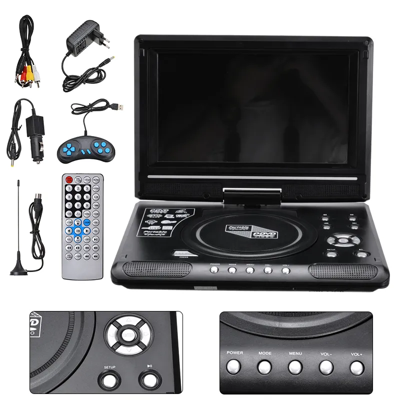 Car DVD Player With Large Display Portable Media Player For Car, MP3 ...