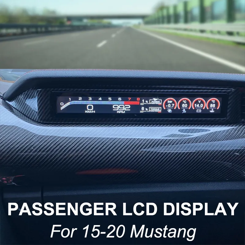 DHgate.com:Carbon Fiber Passenger LCD Display Screen Digital ...