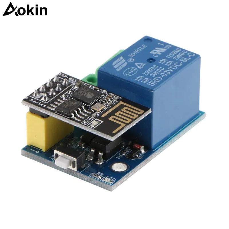₩2992에서 Esp8266 Esp 01s 5v Wifi 릴레이 모듈 Arduino 전화 응용 프로그램 Esp01s 무선 Wi Fi 모듈 용 스마트 홈 리모컨 스위치