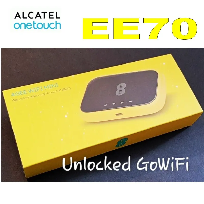 Unlocked 4G EE WIFI MINI CAT7 WIFI ROUTER Alcatel EE70 4G Portable MIFI ...