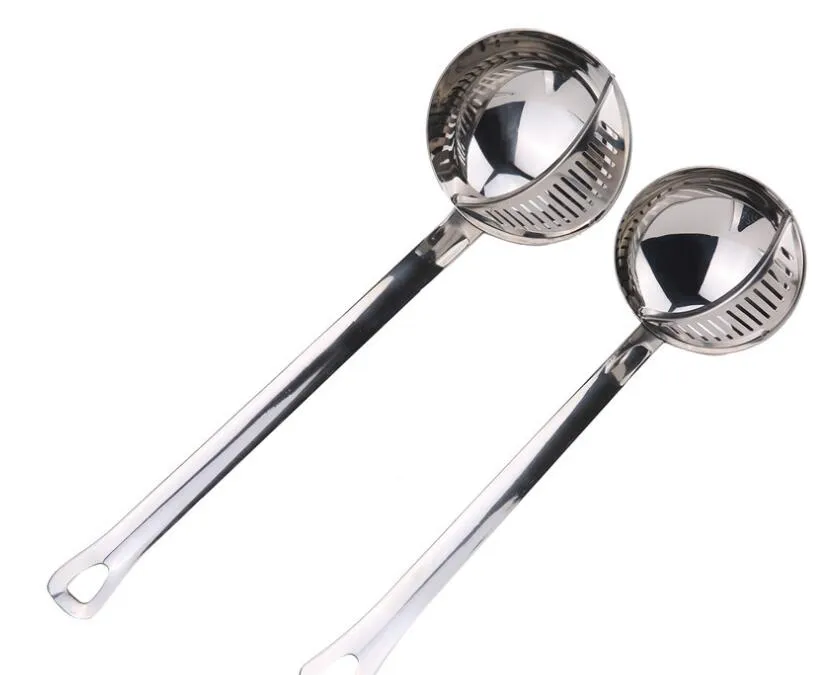 2 In 1 Stainless Steel Soup Spoon Cutting Board With Colander Strainer ...