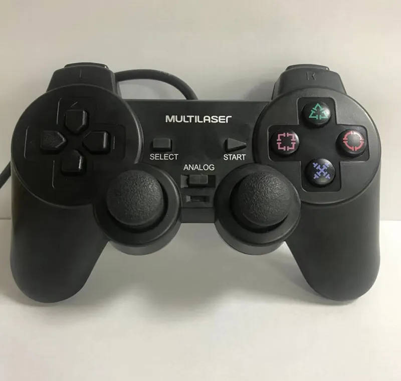 Wired Controller For Playstation 2, Double Vibration Joystick Gamepad ...