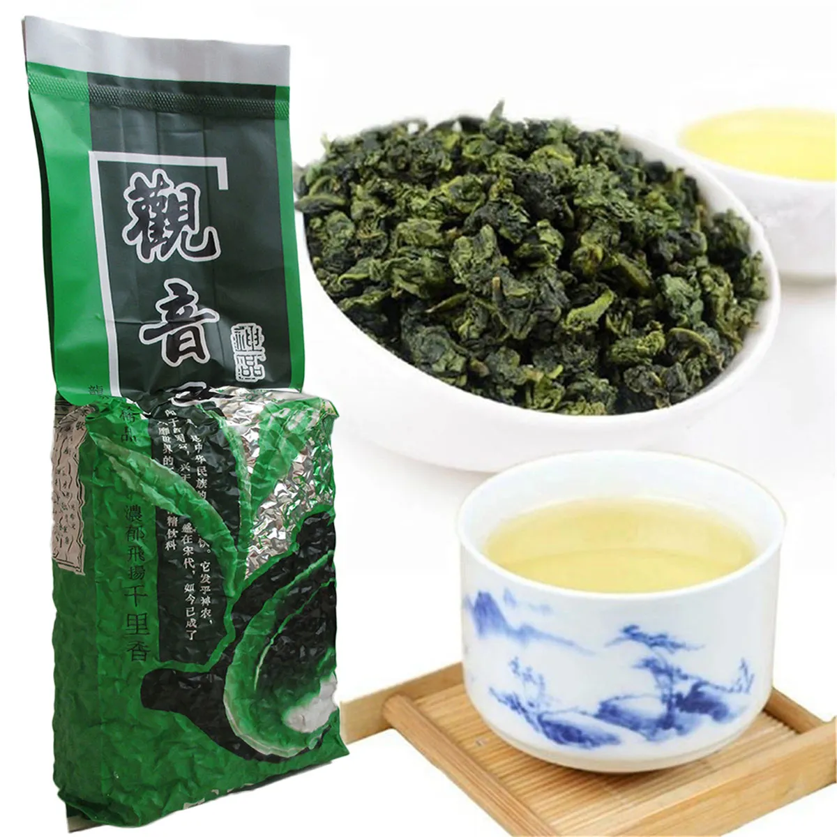 250g Chinese Organic Oolong Tea Natural Organic Anxi Tieguanyin Black ...