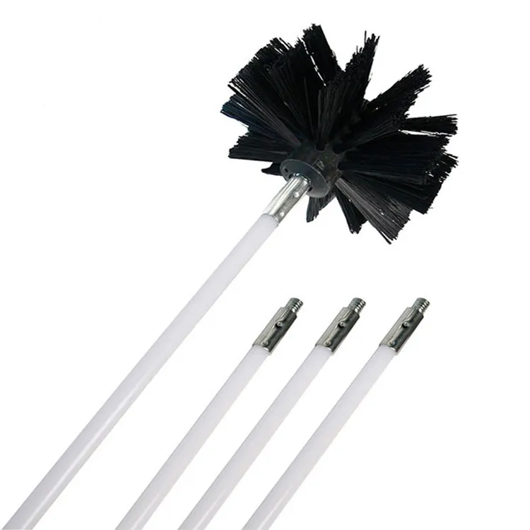Heavy Duty Chimney Cleaning Brush Kit - 410mm Nylon Duct & Boiler Brush ...