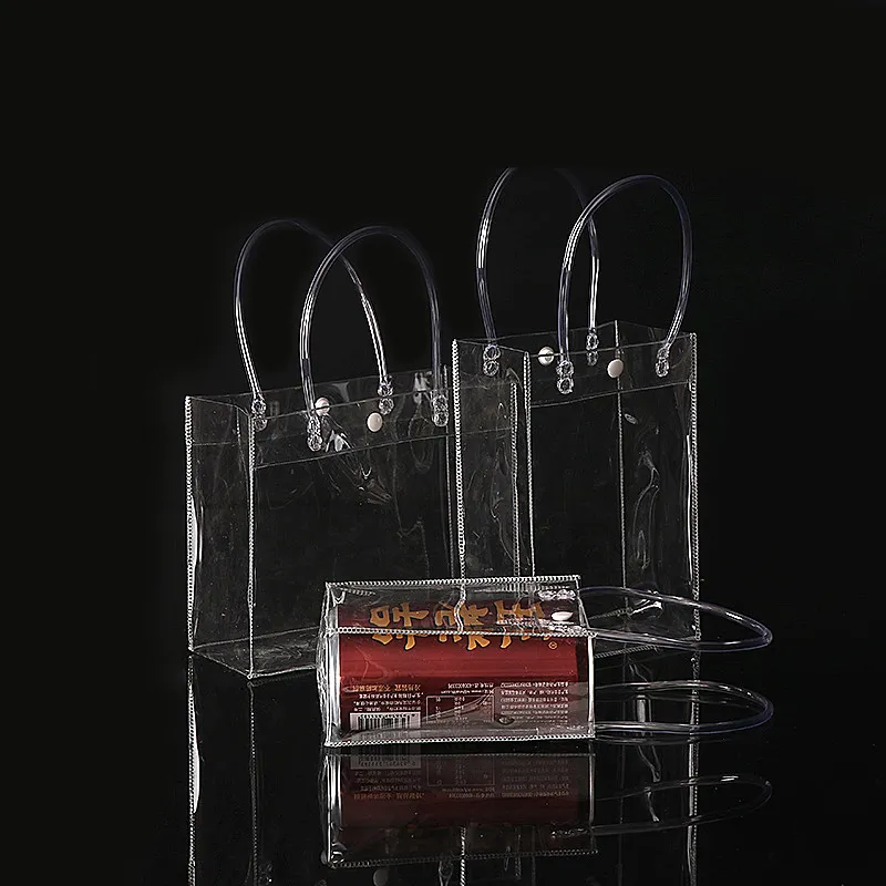 Transparent Plastic Bag Set: Small Clear PVC Bags For Cosmetics And ...