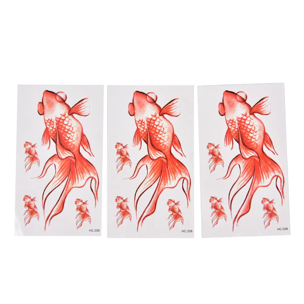 Fake Fish Tattoos Buy Temporary For Men Arm Sleeve Waterproof Fish