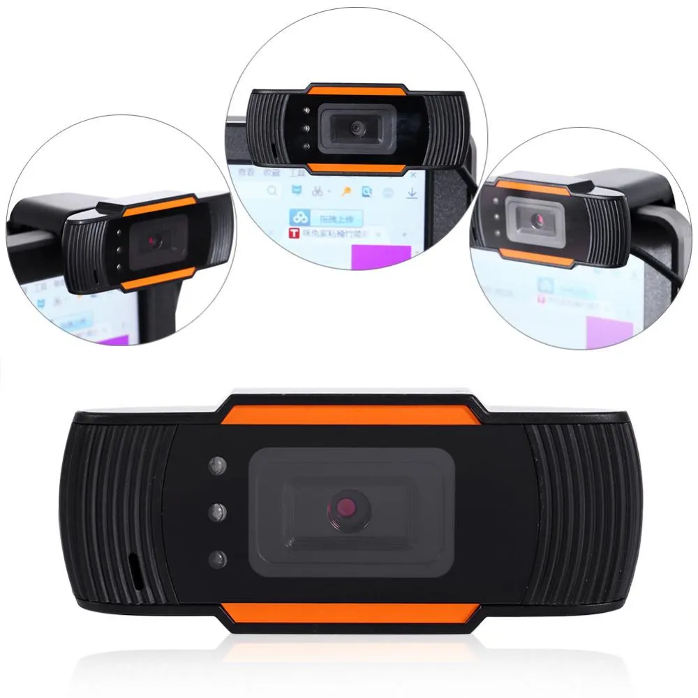 HD Webcam USB 2.0 With Microphone PC Laptop Video Camera For Streaming ...