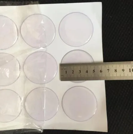 Clear Round Stickers - 2 Inch Dome Epoxy Stickers, Circle Adhesive for ...