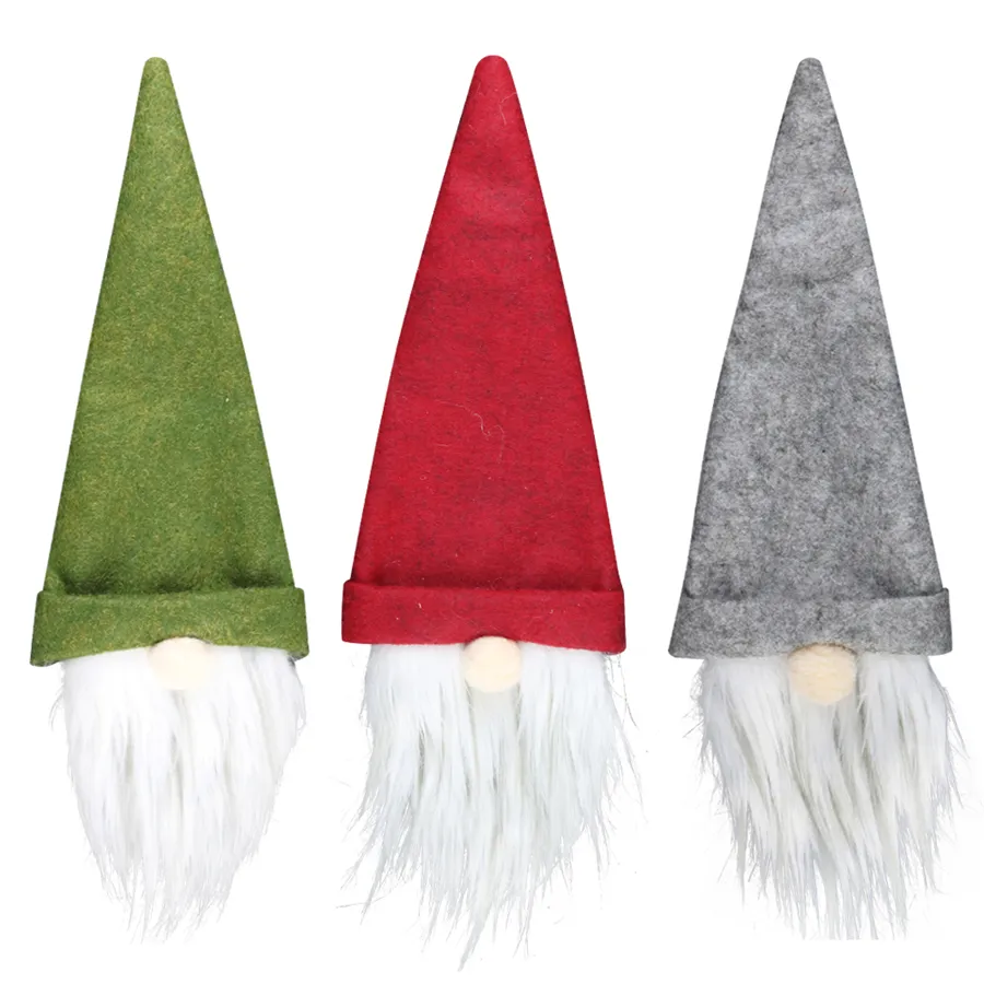 Christmas Wine Bottle Cover Handmade Swedish Gnomes Wine Bottle Toppers ...