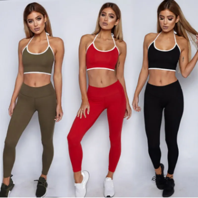 DHgate.com:Womens Workout Clothes Yoga Clothes Set - Sleeveless Gym Set ...