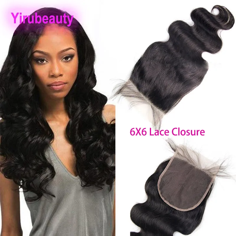 Premium Indian Body Wave 6x6 Lace Closure - Raw...