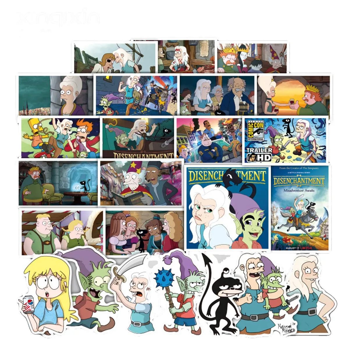 Wholesale Disenchantment Sticker Decal Stickers Skateboard Laptop ...