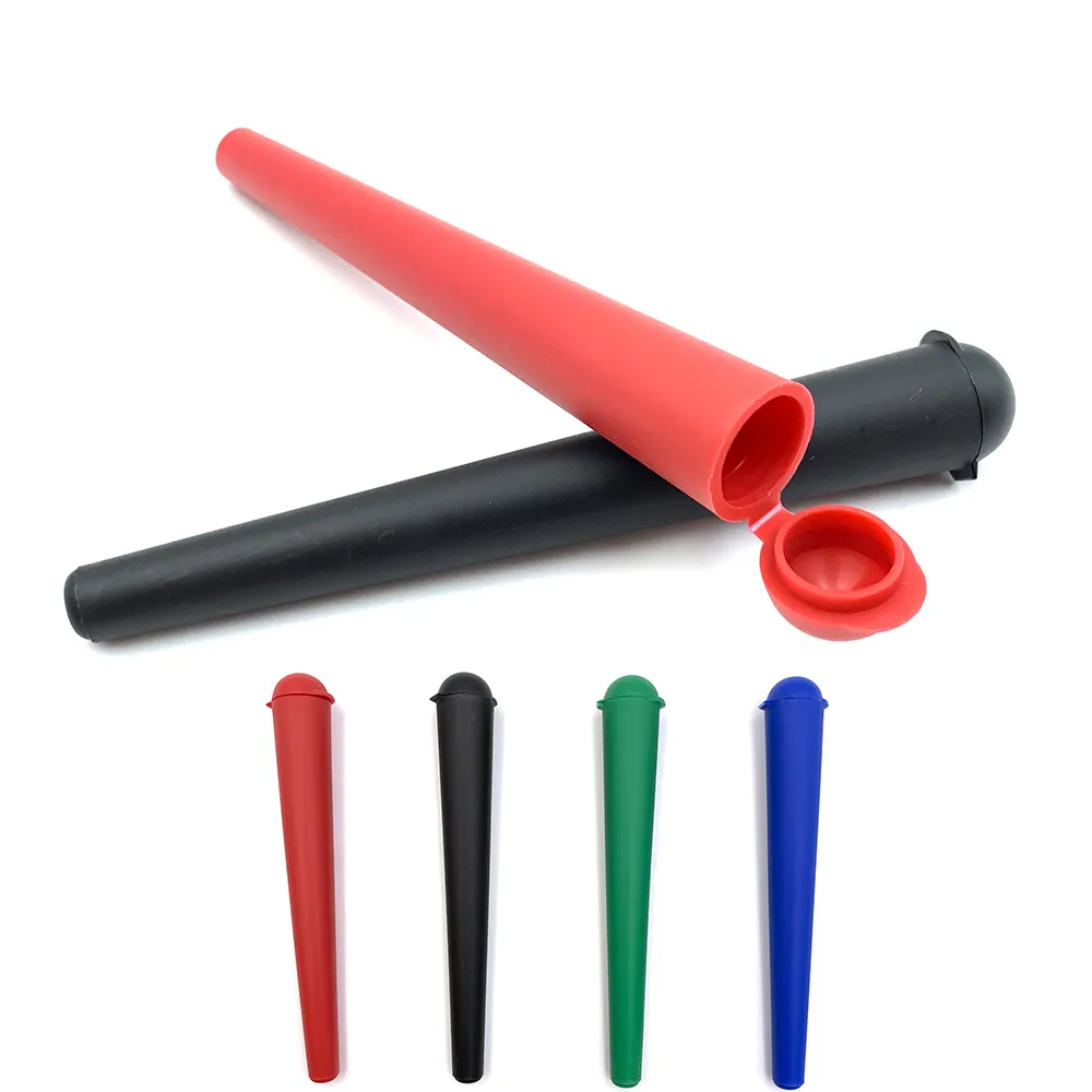 Plastic King Size Rolling Paper Doob Tubes 118MM Airtight Smell Proof ...