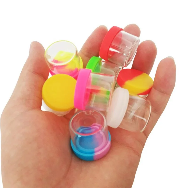DHgate.com:6ML Pyrex Glass Jar w/ Silicone Seal - Portable Herb, Spice ...