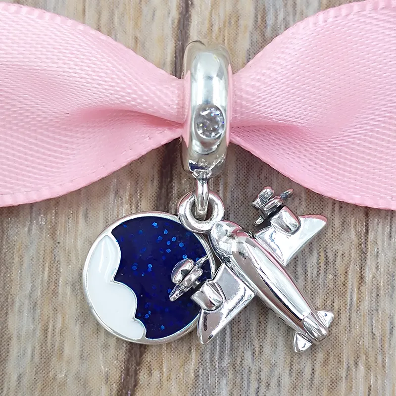 Pandora airplane necklace store