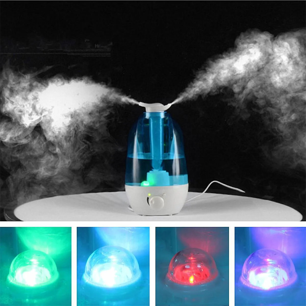 DHgate.com:4L Portable Home Mini Ultrasonic Humidifier Aroma Diffuser ...