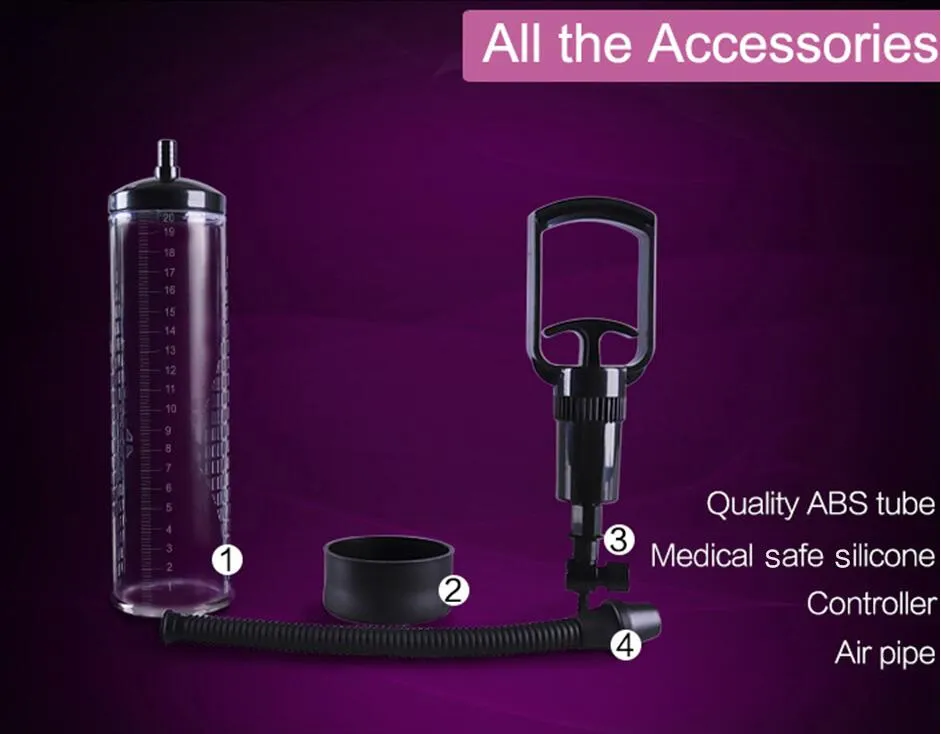 Vacuum Penis Enlarger Pump: USB Rechargeable Male Enhancement Device for Growth & Masturbation ...