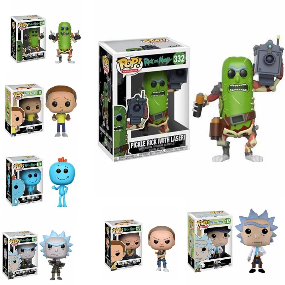 DHgate.com:Rick and Morty MR.MEESEEKS PICKLE RICK Laser Action Figure ...