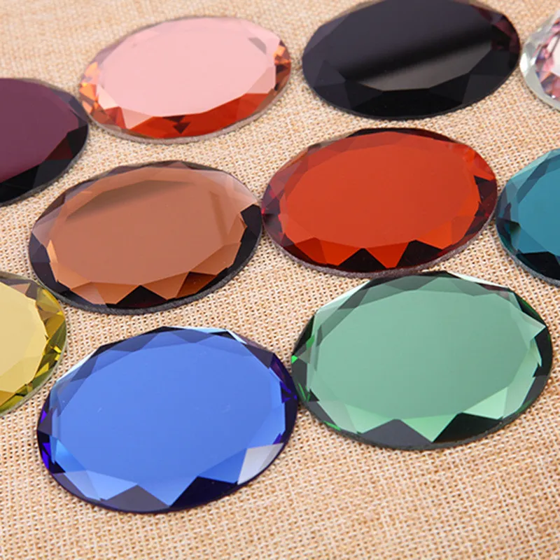 Drop Shipp New Diamond Pocket Thin Compact Mirror Blank Round Metal ...
