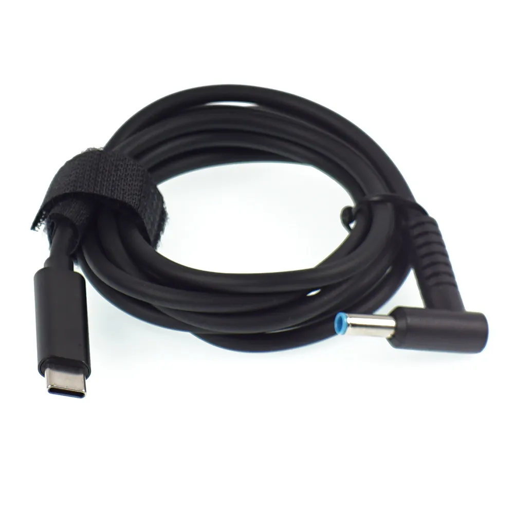 Laptop fast charging cable Type-C USB C PD male to DC 4.5x3.0mm for HP ...