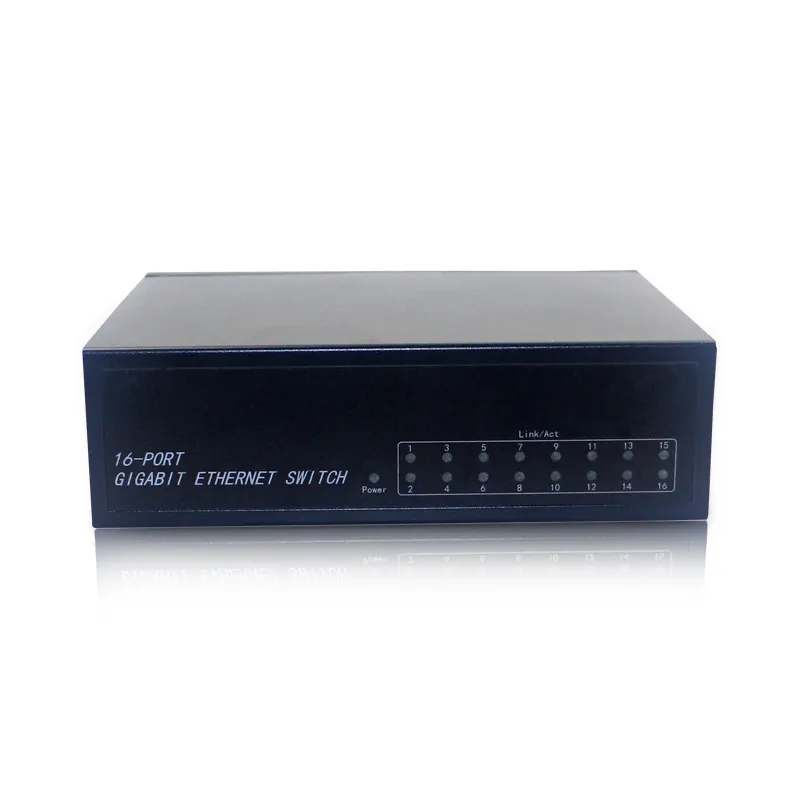 16 Port Gigabit Switch 10/100/1000Mbps Full Duplex Gigabit Ethernet ...