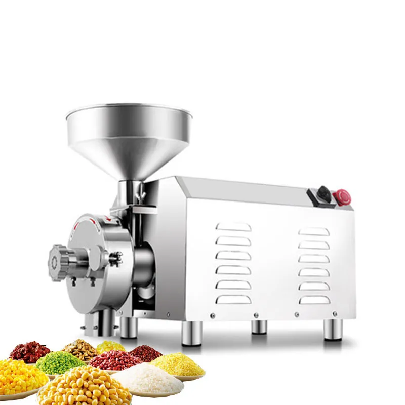 3000W Commercial Grain Mill Grinder - Stainless Steel Flour, Rice ...