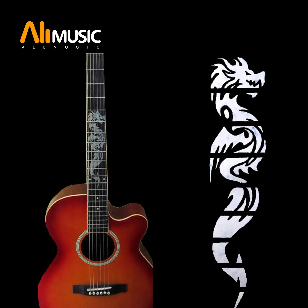 Dragon Guitar Fretboard Decals: Easy-Apply Guitar Neck Inlays - Premium ...