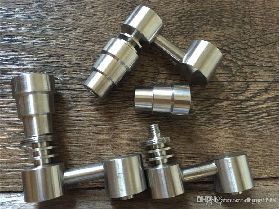 DHgate.com:Gr2 Titanium Domeless Banger Nails with Carb Cap for Oil ...