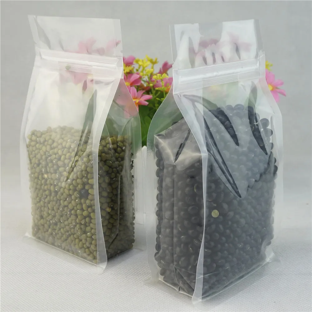 Wholesale Transparent Stand Up Chocolate Doypacks 18x28+5cm Side Fold ...