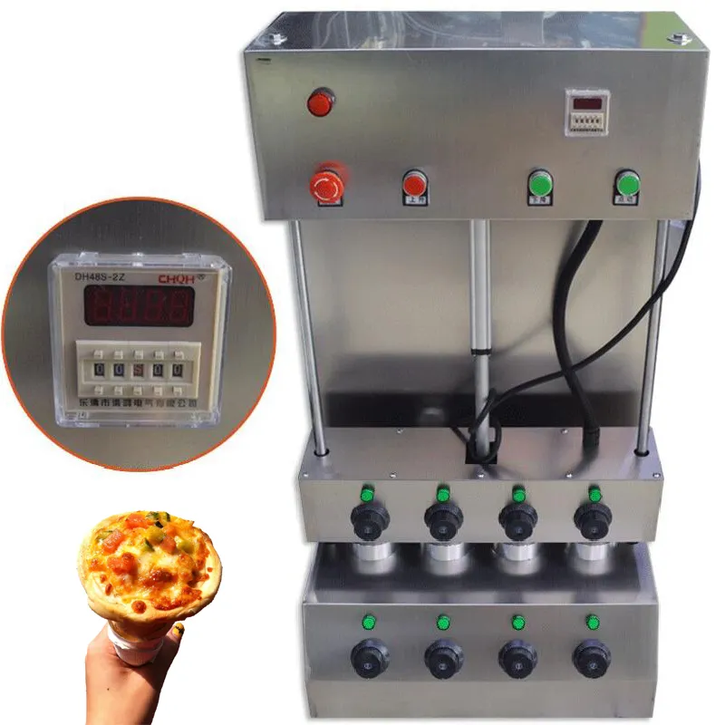 New Pizza Cone Machine Automatic Handheld Pizza Making Latte Machine ...