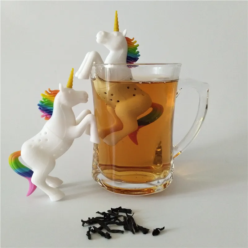 DHgate.com:Unicorn Shape Silicone Tea Infuser, Food-Grade Loose Leaf ...