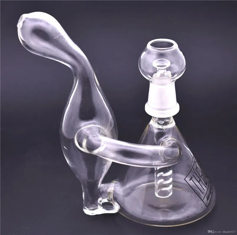 Mini Glass Bong ,Oil Rigs , Recycler Banger Hanger, 14 Mm Dab Rigs, 14 ...