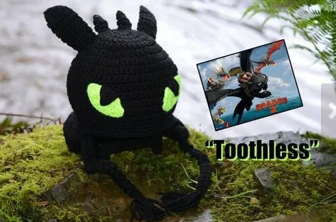 How To Train Your Dragon Toothless Hat