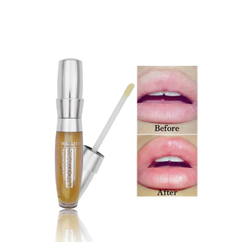 MINISTAR Clear Lip Gloss With Ginger Oil For Plumping And Moisturizing ...