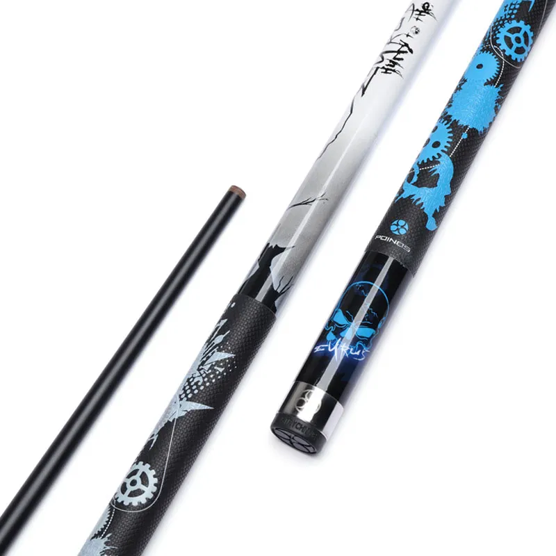 DHgate.com:Poinos Black Maple Shaft Pool Cue Stick - Blue Grey Colors ...