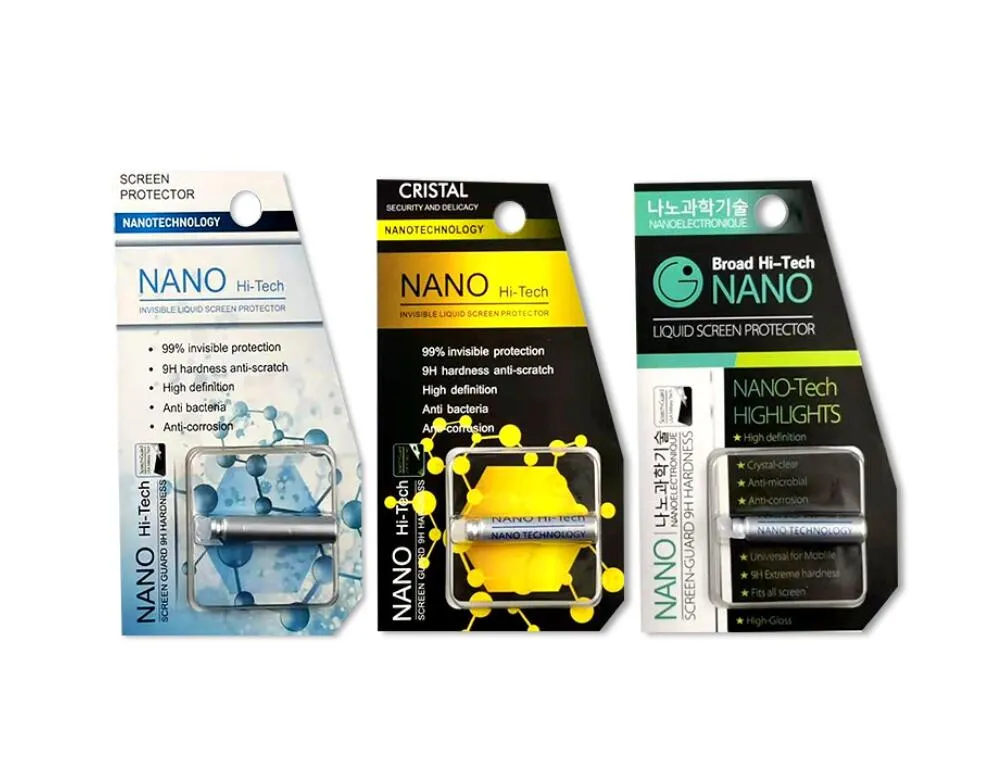 Liquid Nano Screen Protector - Universal Fit, 3D Curved Edge, Anti ...