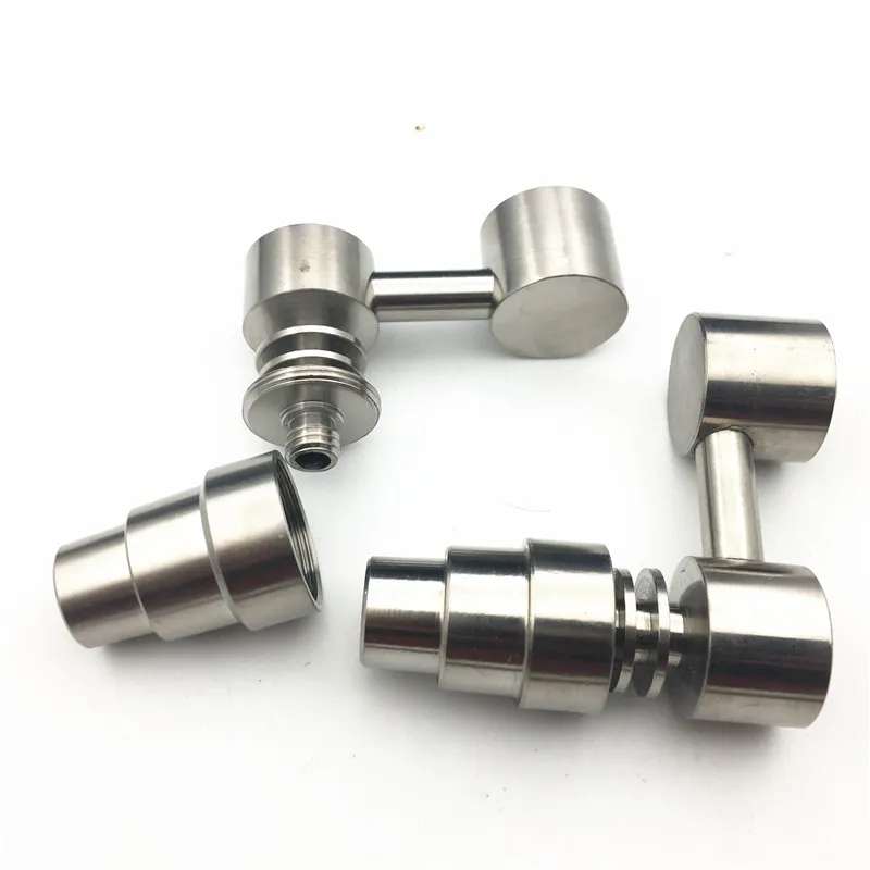 Premium Titanium Dab Nail Set Universal Domeless GR2, Buckets, Bubbler ...