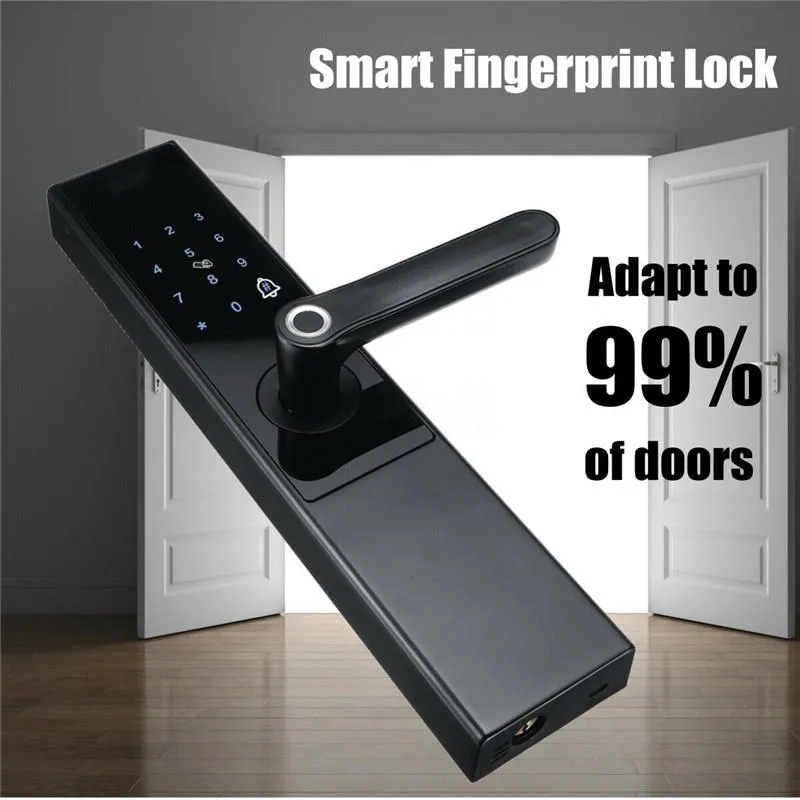 Security Electronic Smart Door Lock APP Touch Password Keypad Card ... Security Electronic Smart Door Lock APP Touch Password Keypad Card ...