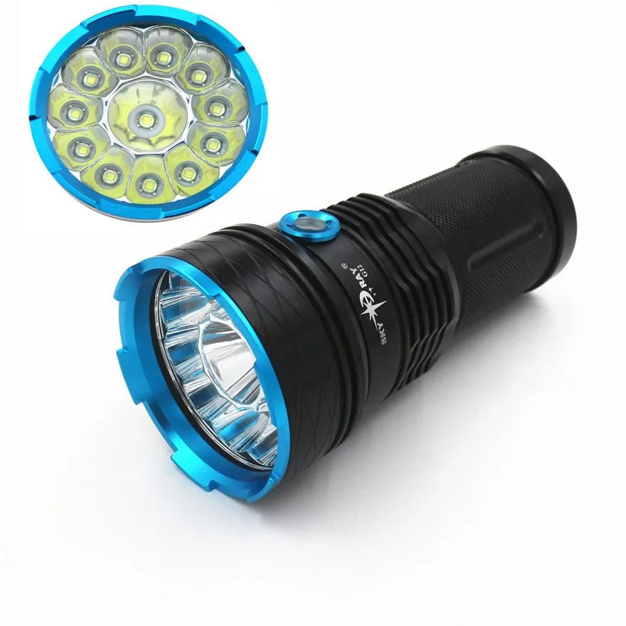 DHgate.com:Wholesale 25000 Lumens SKYRAY King 12T6 LED Flashlight, 12 x ...