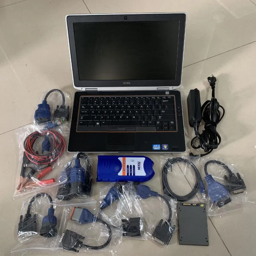 Heavy Duty Truck Diagnostic Scanner With Laptop Full Cable Set ...