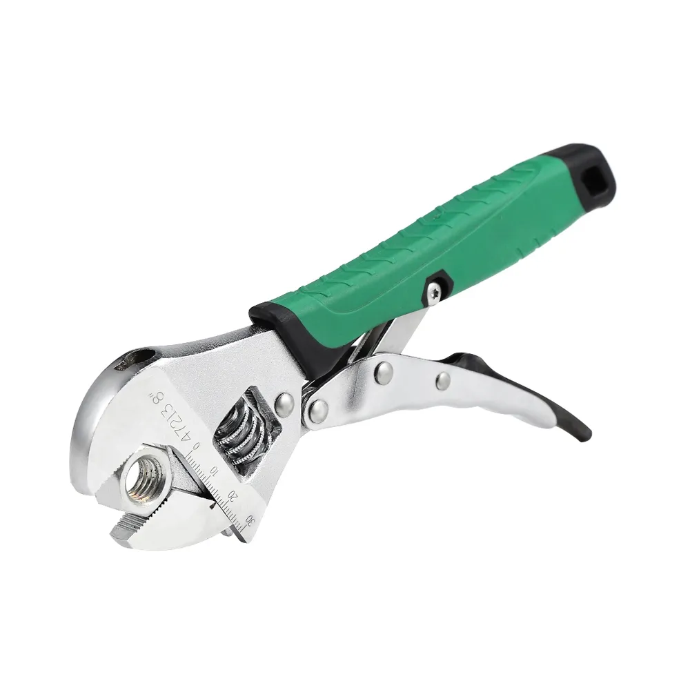 8/10 Heavy Duty Locking Adjustable Wrench Pipe Pliers - Versatile Grip ...