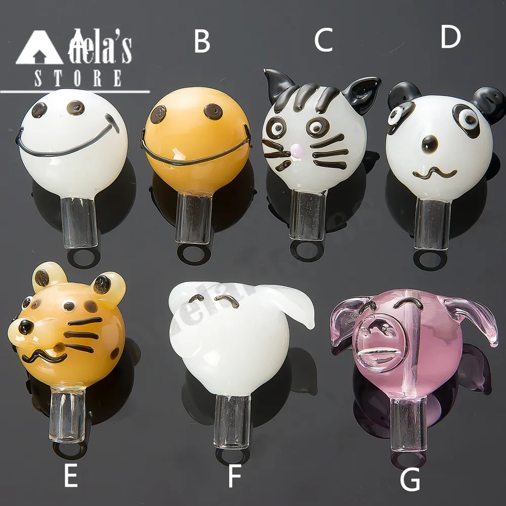 DHgate.com:Glass Carb Cap with Colorful Air Hole Bubble Ball - Heat ...