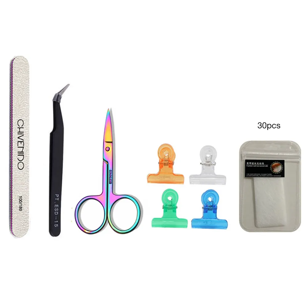 Nail Art Kits Professional Fiberglass Kit Fiber Nails Extension For ...