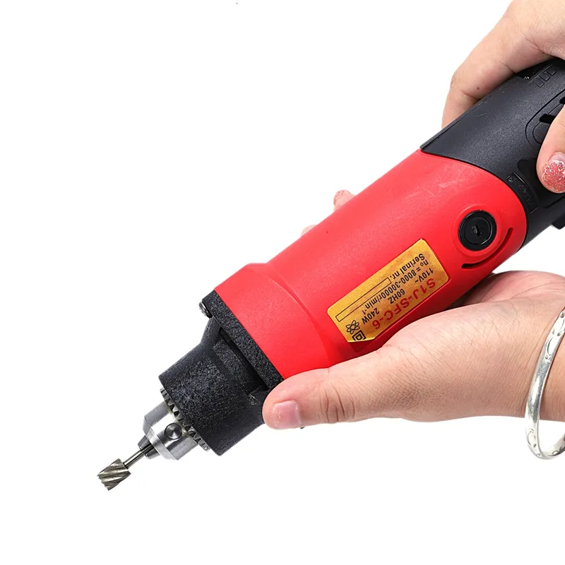 Mini Cordless Drill 240W Rotary Power Tool With Abrasive Grinder Bits ...
