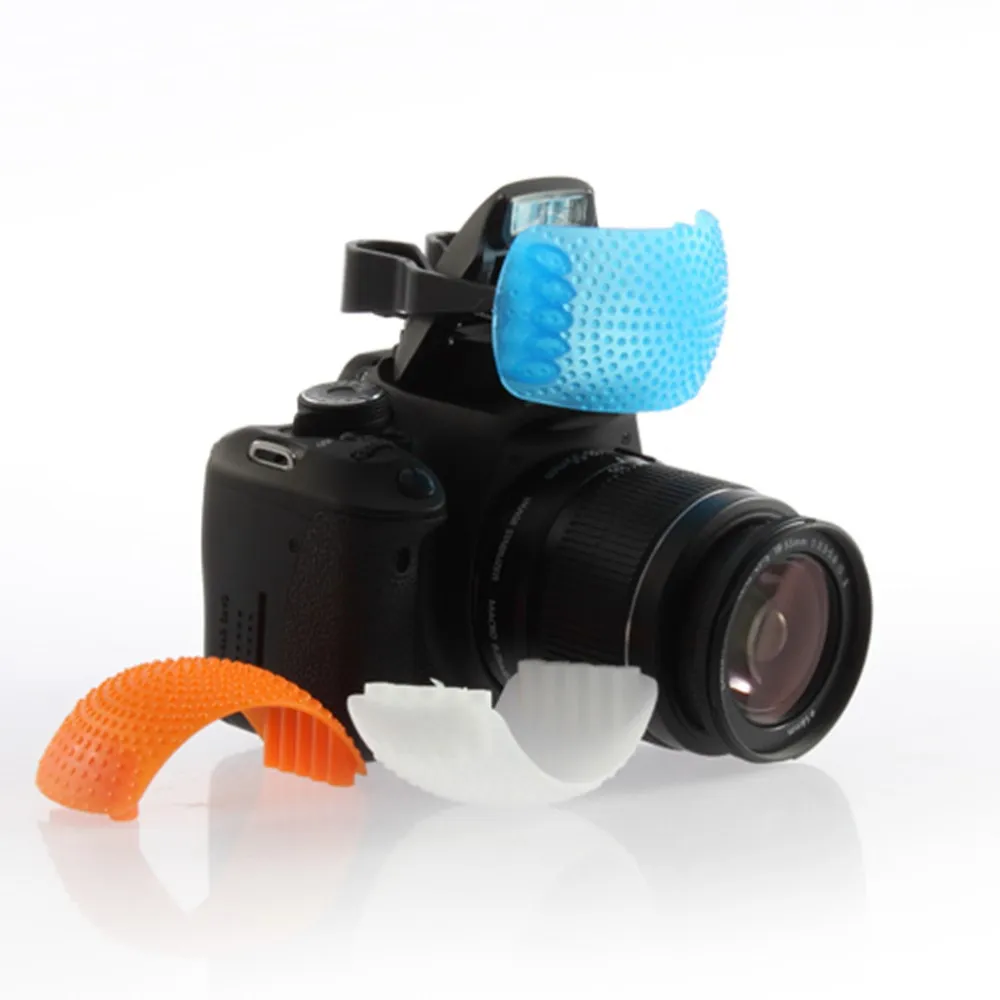 3-Color Pop-Up Camera Flash Diffuser Cover: Soften Harsh Light - Shop ...