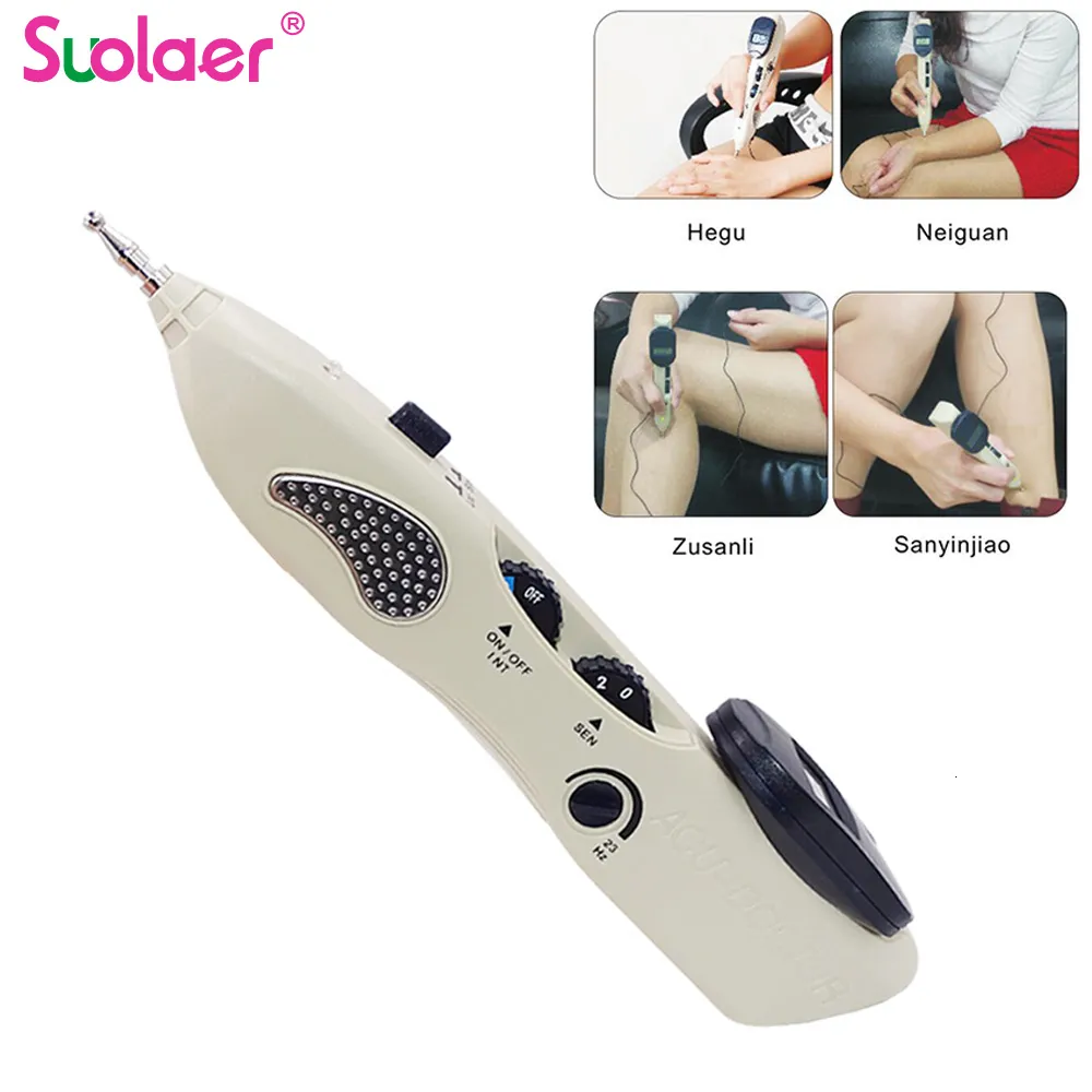 Handheld Acupuncture Pen with Digital Display, TENS Point Detector ...