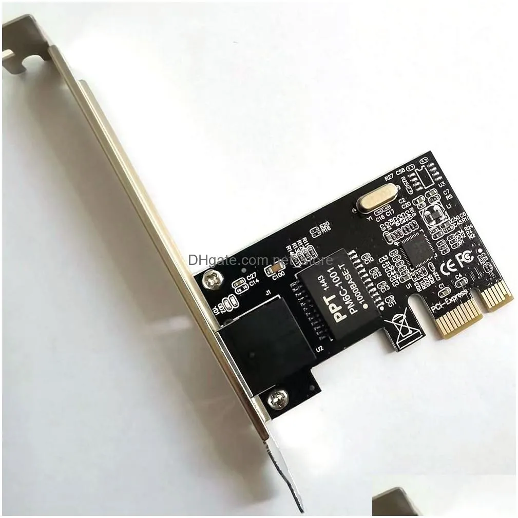 DHgate.com:PCIe X1 10000Mbps Network Card RJ45 LAN Adapter for Desktop ...