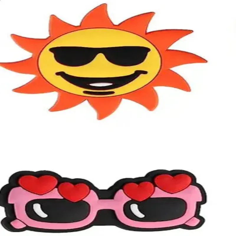 Summer Fun! Beach Bag Charms: Cute Cartoon, Sunglasses & Rainbow ...